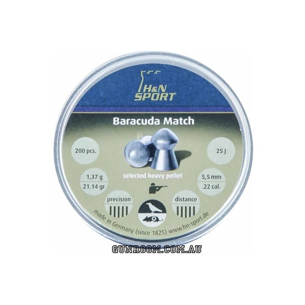 H&N PELLETS 22CAL BARACUDA MATCH – EXTREME OUTDOOR SPORTS