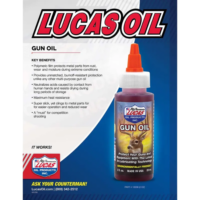 LUCAS GUN OIL (59ML) – EXTREME OUTDOOR SPORTS