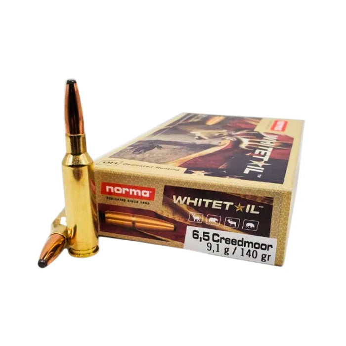 NORMA 6.5CREEDMOOR 140GR WHITETAIL SP - 20 PK – EXTREME OUTDOOR SPORTS