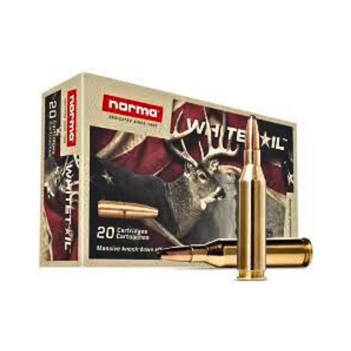 NORMA AMMO 243 WIN 100GR WHITETAIL SP 20 PACK – EXTREME OUTDOOR SPORTS