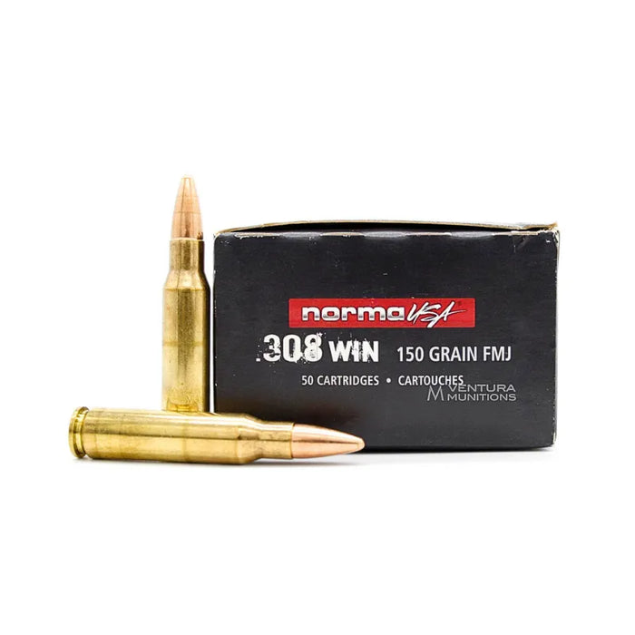 NORMA AMMO 308WIN 150GR RANGE AND TRAINING FMJ 50 PACK – EXTREME ...