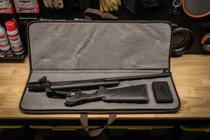 AXOR ARMS BUSHPIG 12GA 28" LEVER RELEASE SHOTGUN 5+1 HEAVY DUTY CANVAS ...